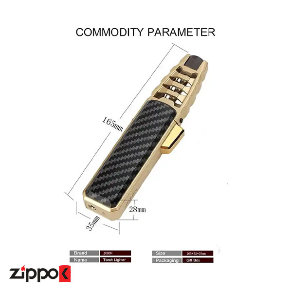 خرید فندک گازی کمپینگ جوبون Jobon - فروشگاه اینترنتی زیپوک - فندک زیپو اصل